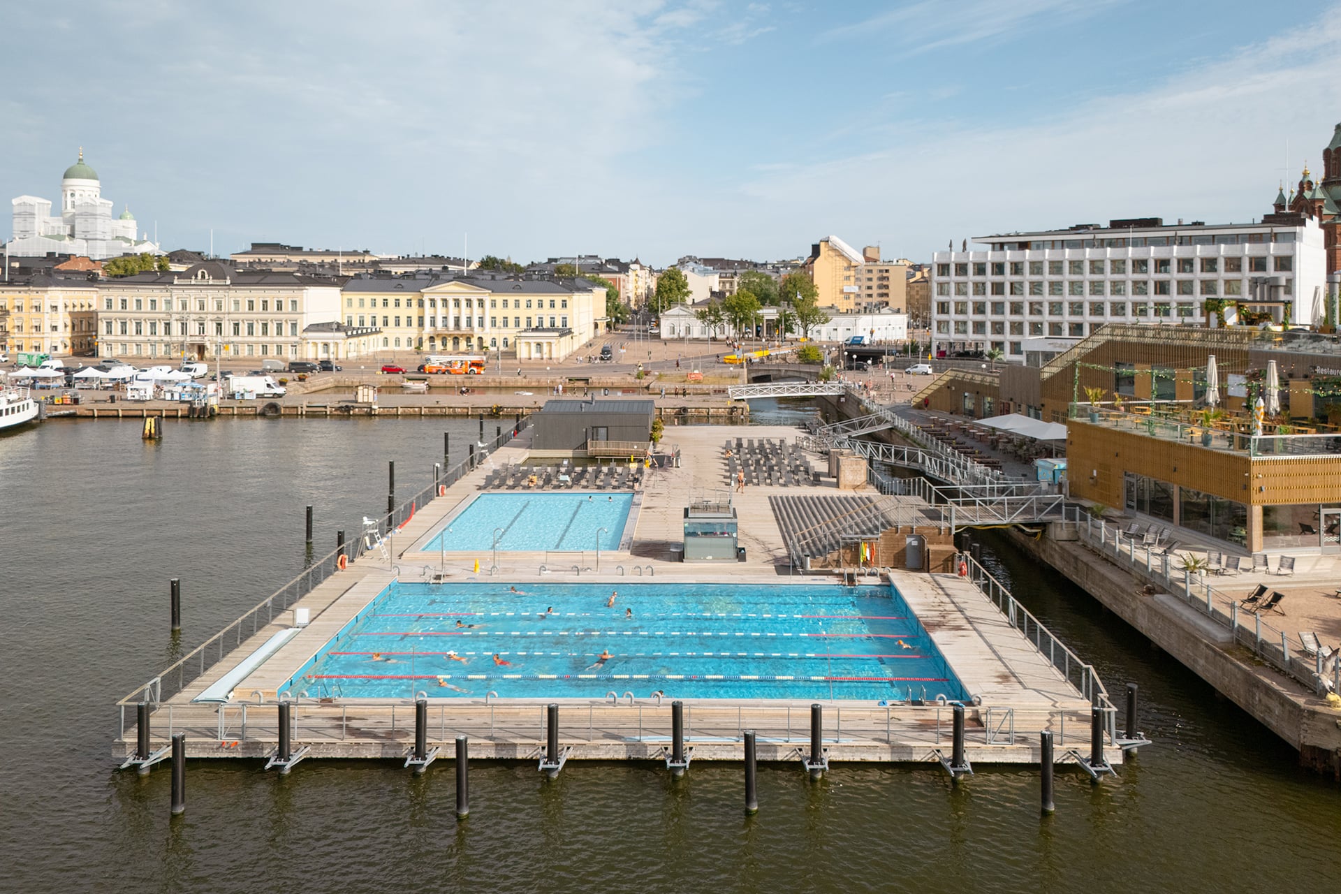 Allas Pool in Helsinki - Lunawood