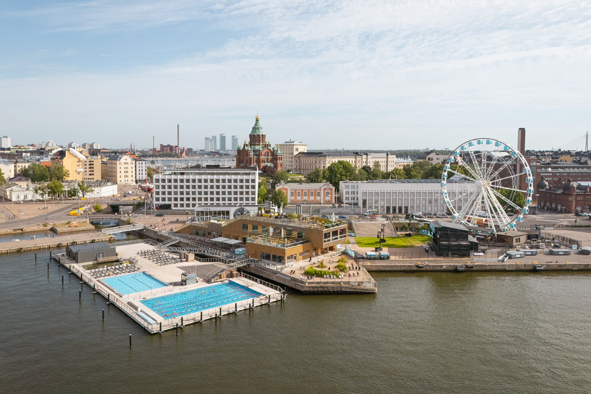 Allas Pool in Helsinki - Lunawood