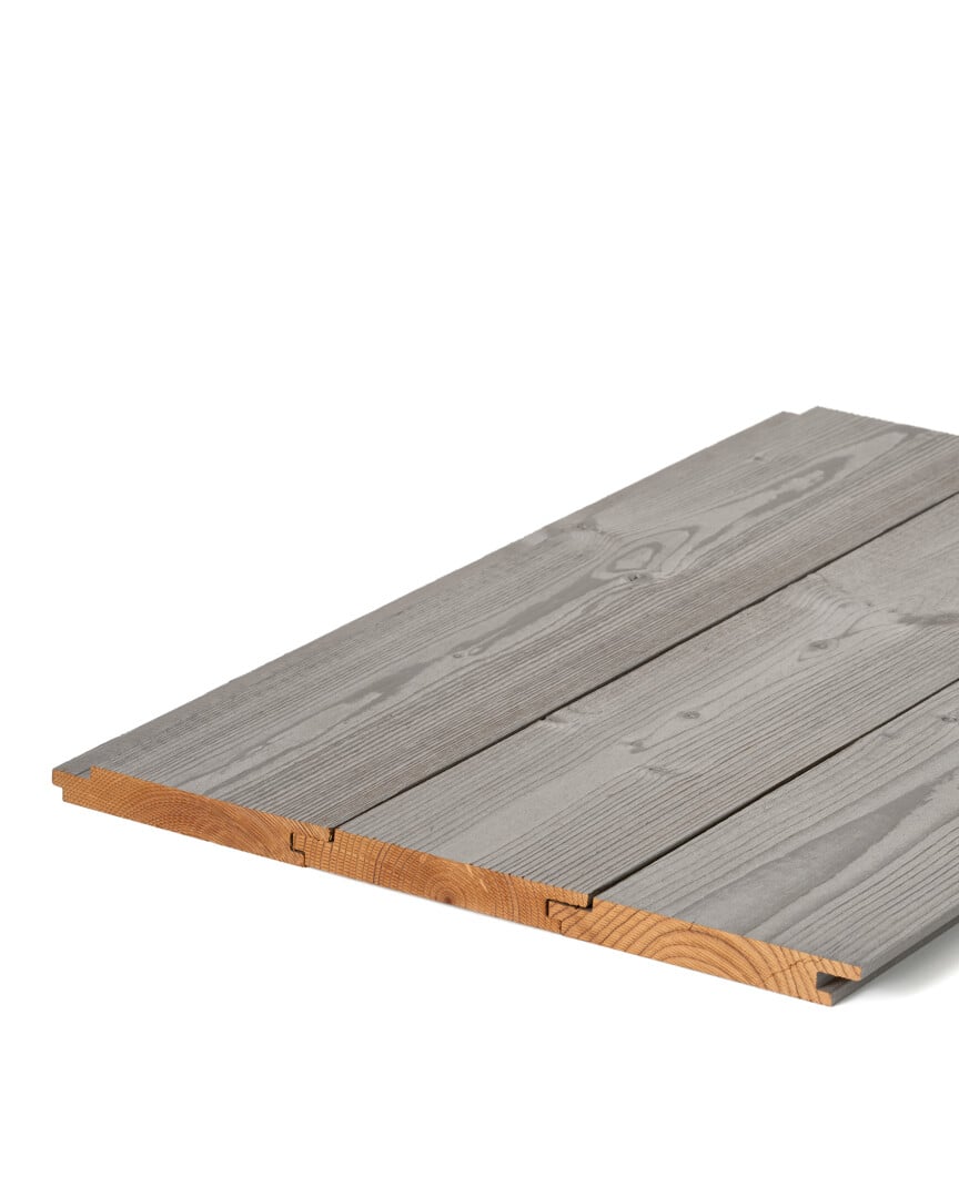 Lunawood Luna Arctic Sharp HF 1x6 – Pre-Greyed Siding